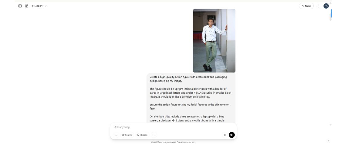 How to Create AI Action Figure Using ChatGPT
