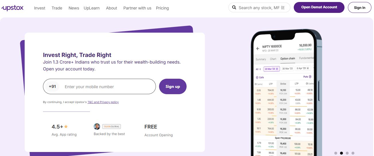 Upstox Pricing, Features and Get Free Demo | Techimply