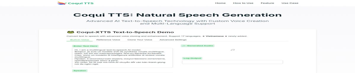 Coqui TTS Pricing, Features, Reviews & Details | Techimply 2025